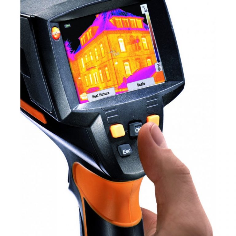 Testo 875 thermal imaging range